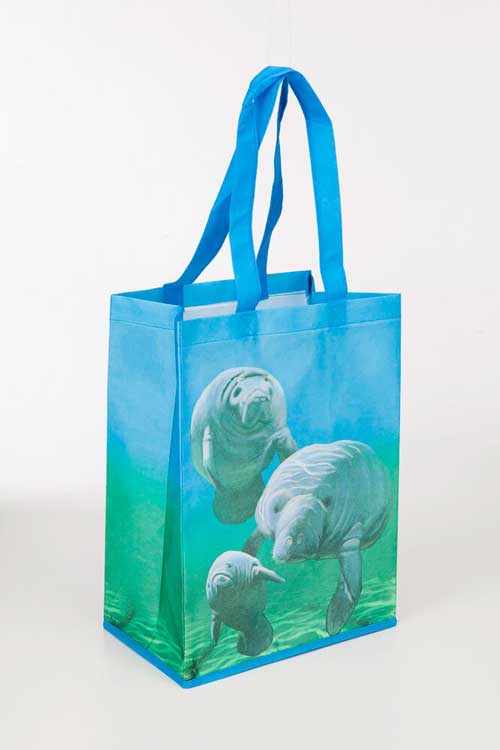 Manatee Recycled Tote Bags - Belvedere Exclusive